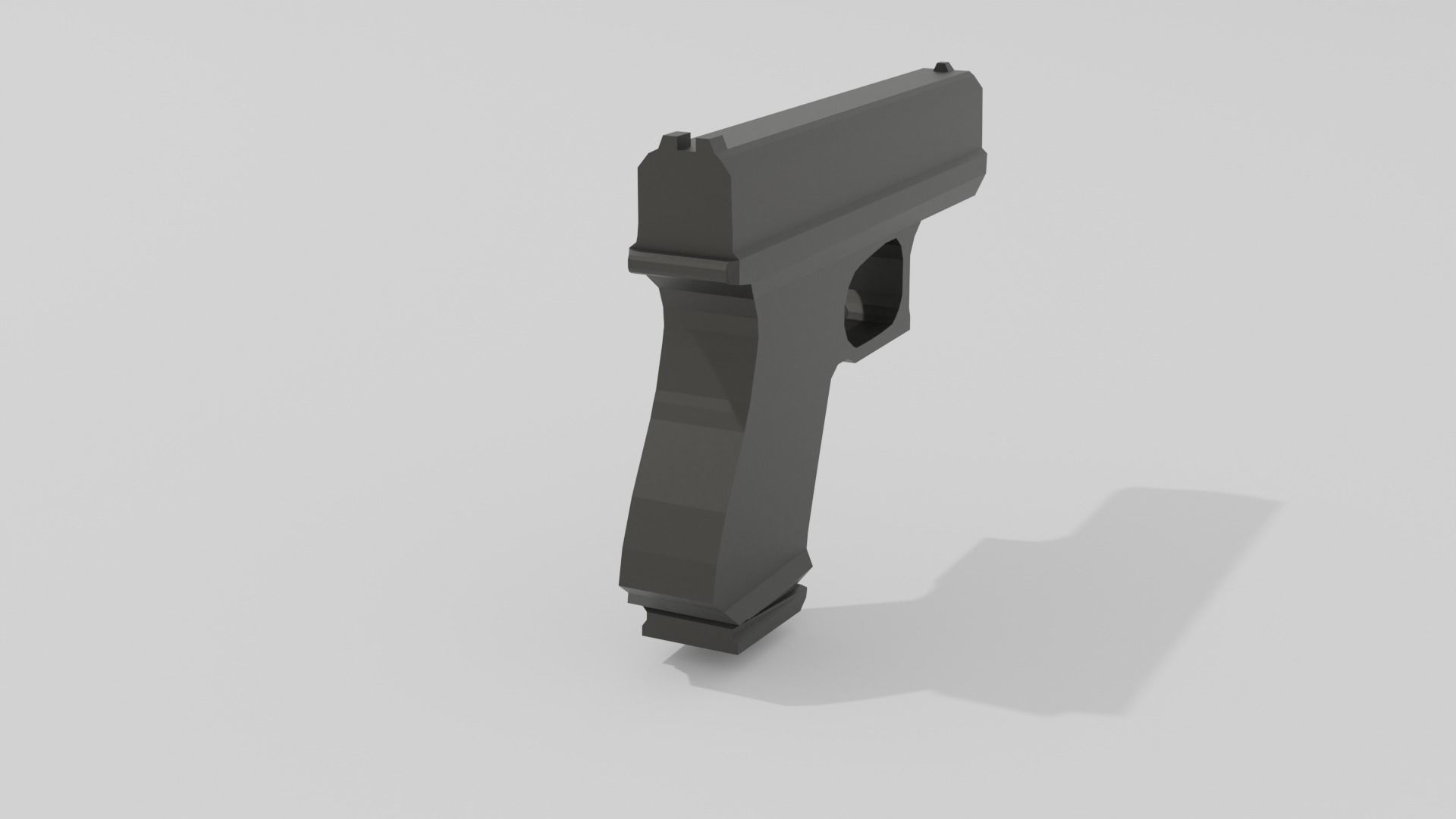 3D model Basic Game Handgun VR / AR / low-poly | CGTrader