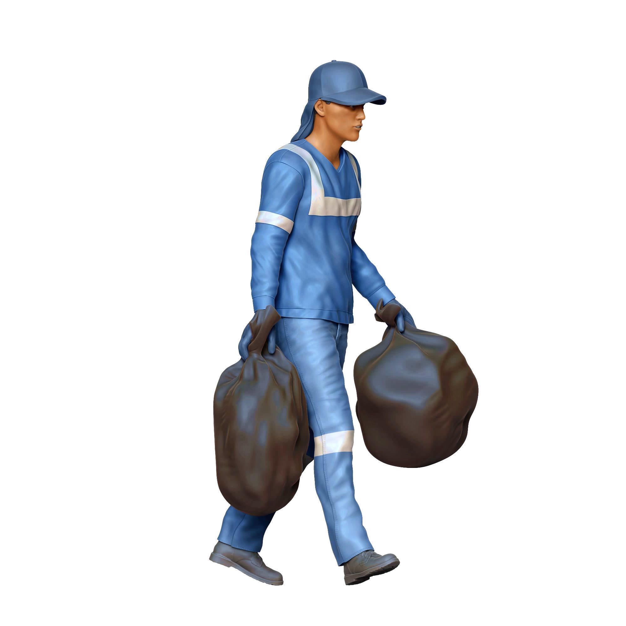 N1 Sweepers collecting garbage 3D model 3D printable | CGTrader