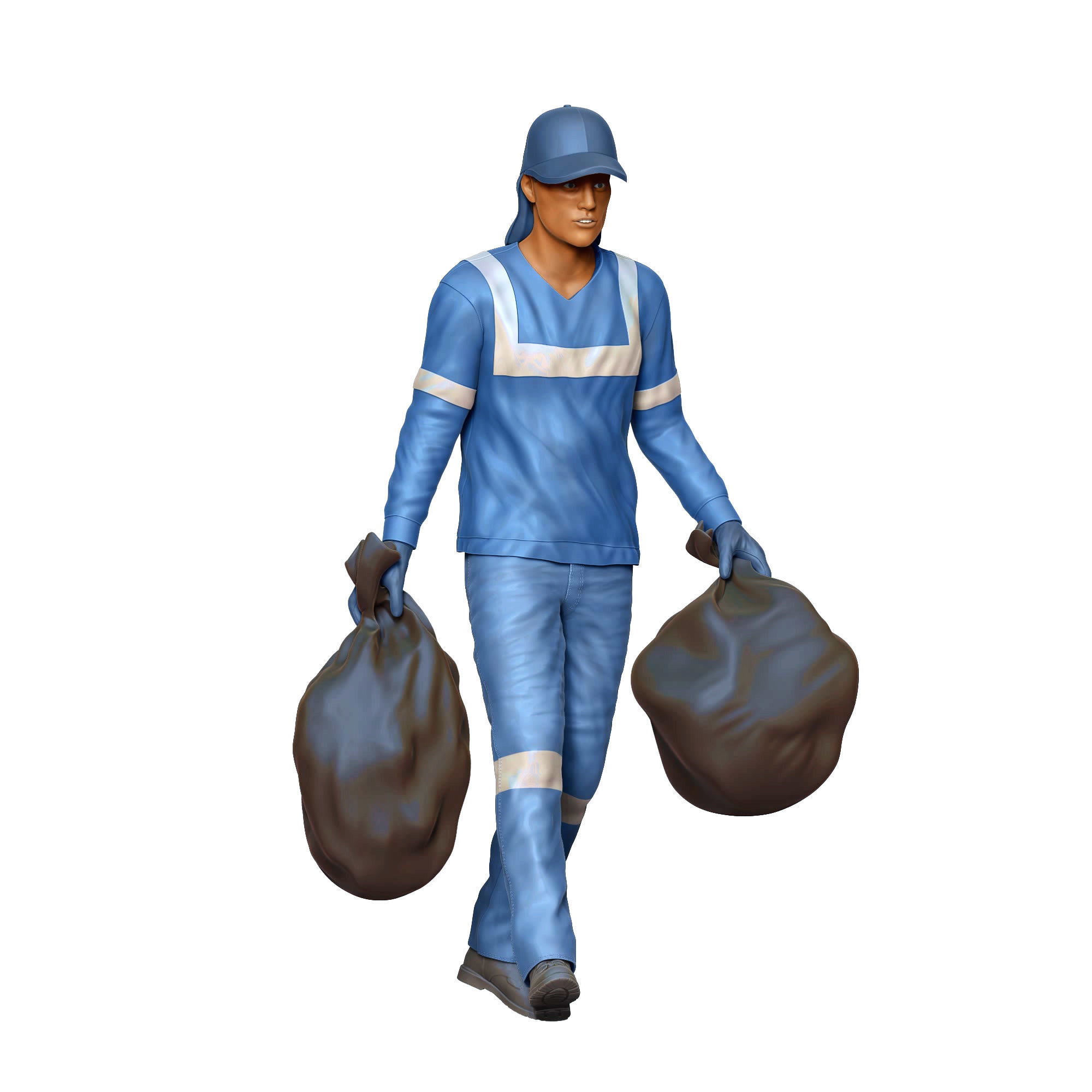 N1 Sweepers collecting garbage 3D model 3D printable | CGTrader