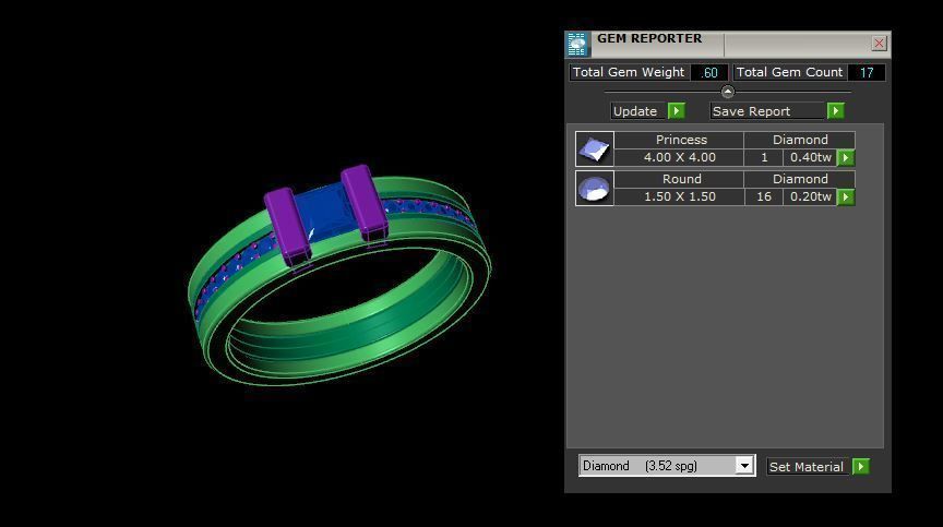 Rings 3D model 3D printable | CGTrader