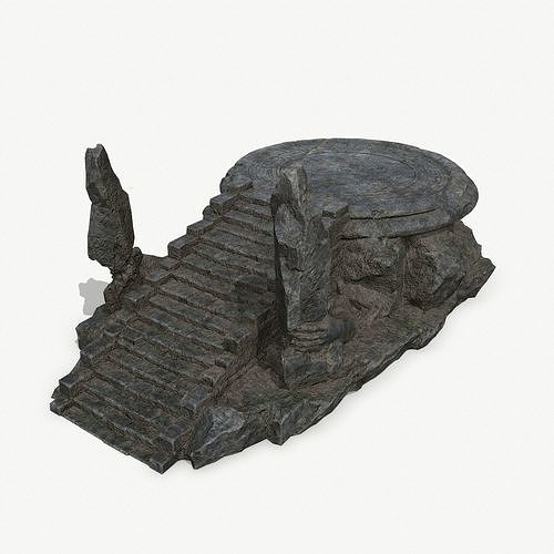 3D model temple VR / AR / low-poly | CGTrader