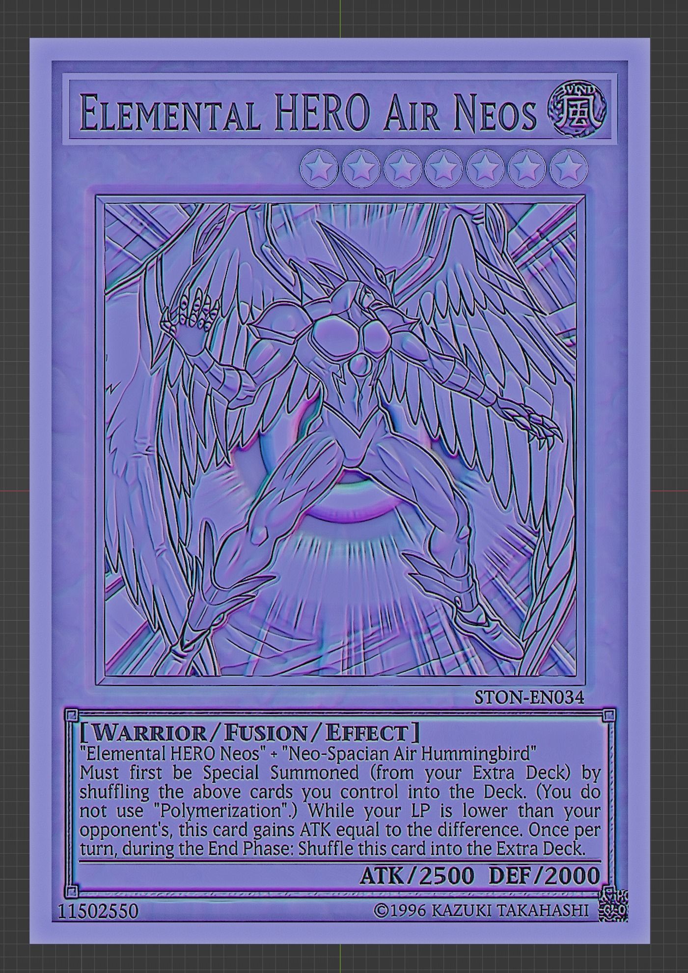 Elemental HERO Air Neos - yugioh free 3D model 3D printable | CGTrader