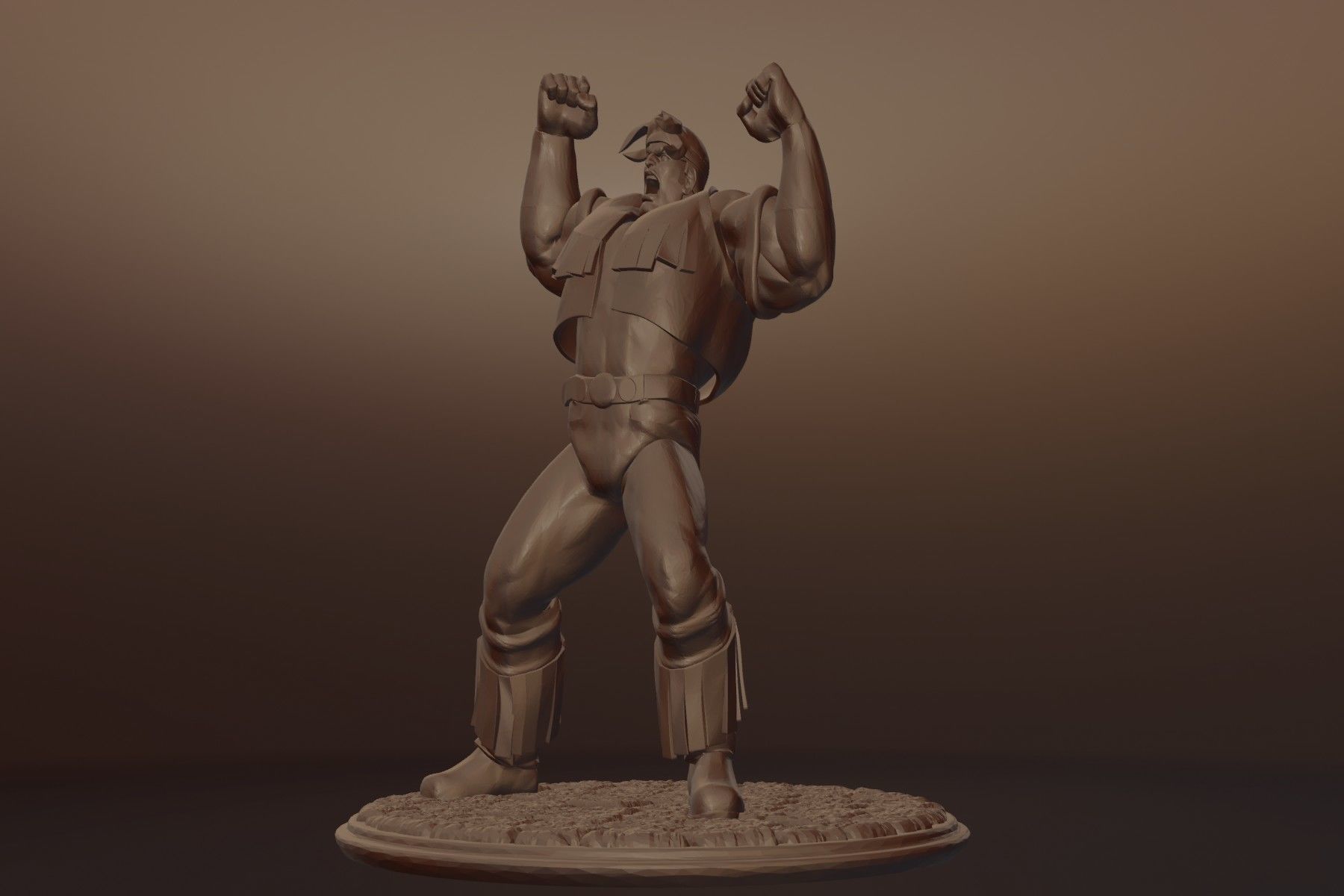 T HAWK - STREET FIGHTER 3D model 3D printable | CGTrader