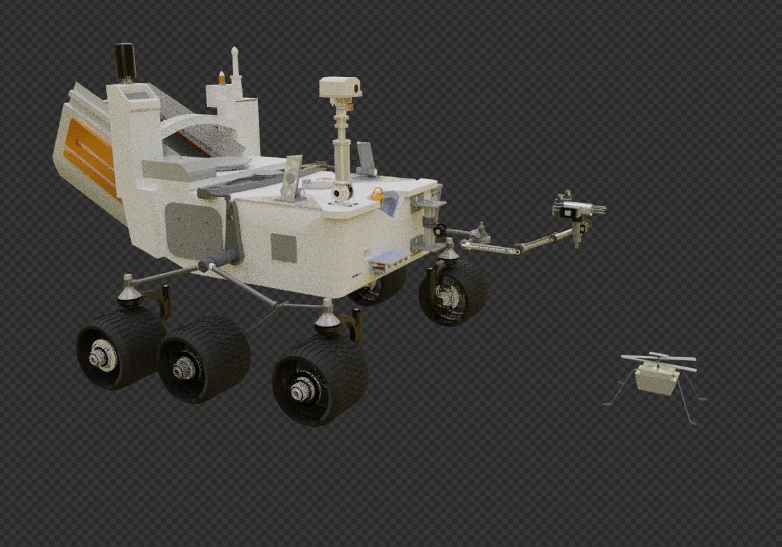 Perseverance 3D Model 3D model | CGTrader