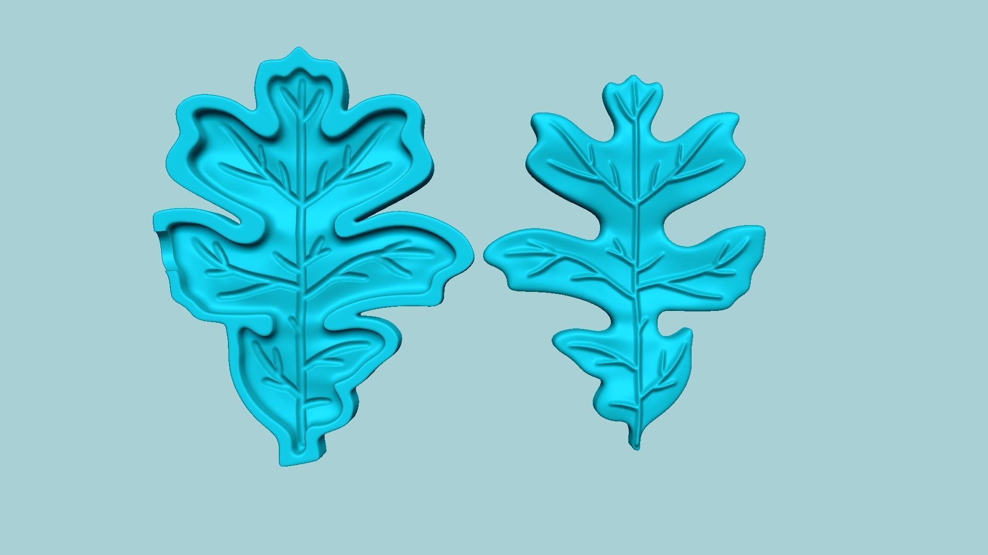 Oregon White Oak Tree Leaf - Molding EVA Craft 3D model 3D printable ...