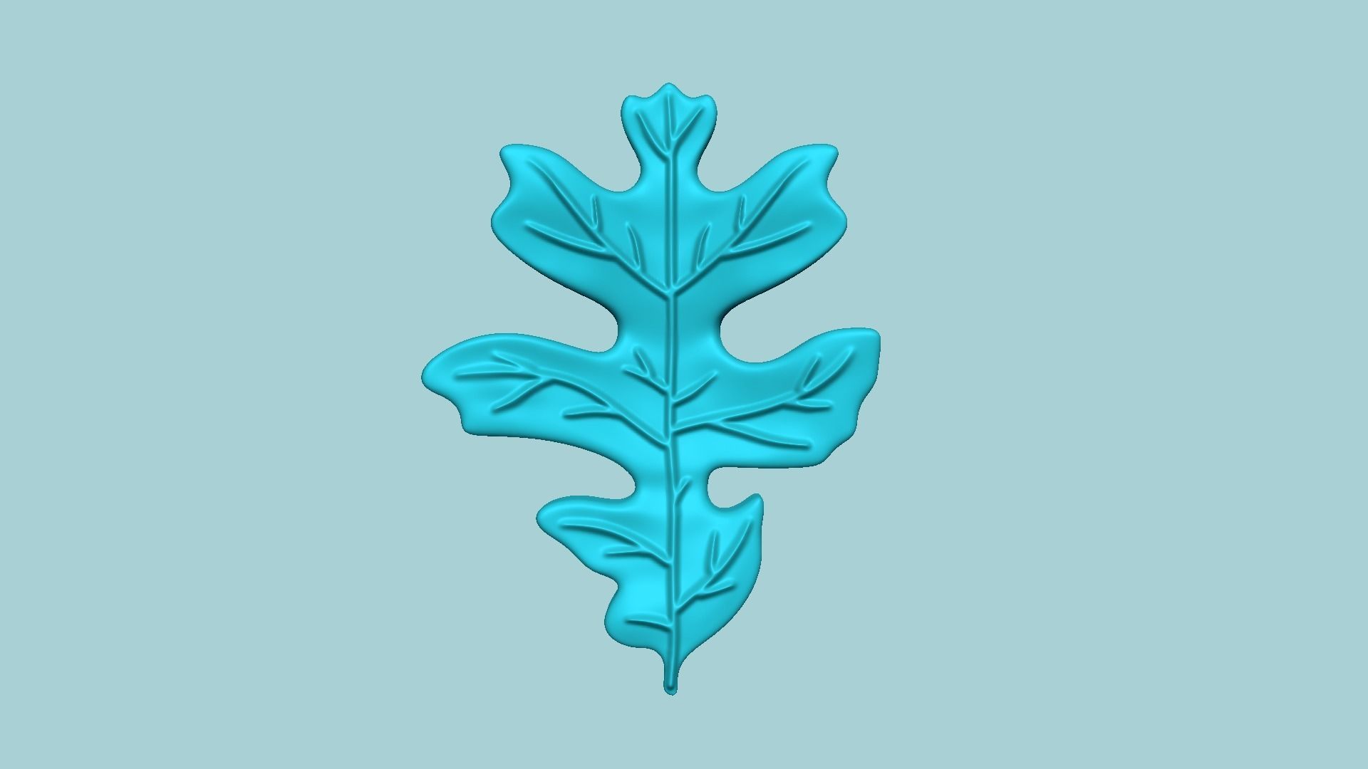 Oregon White Oak Tree Leaf - Molding EVA Craft 3D model 3D printable ...