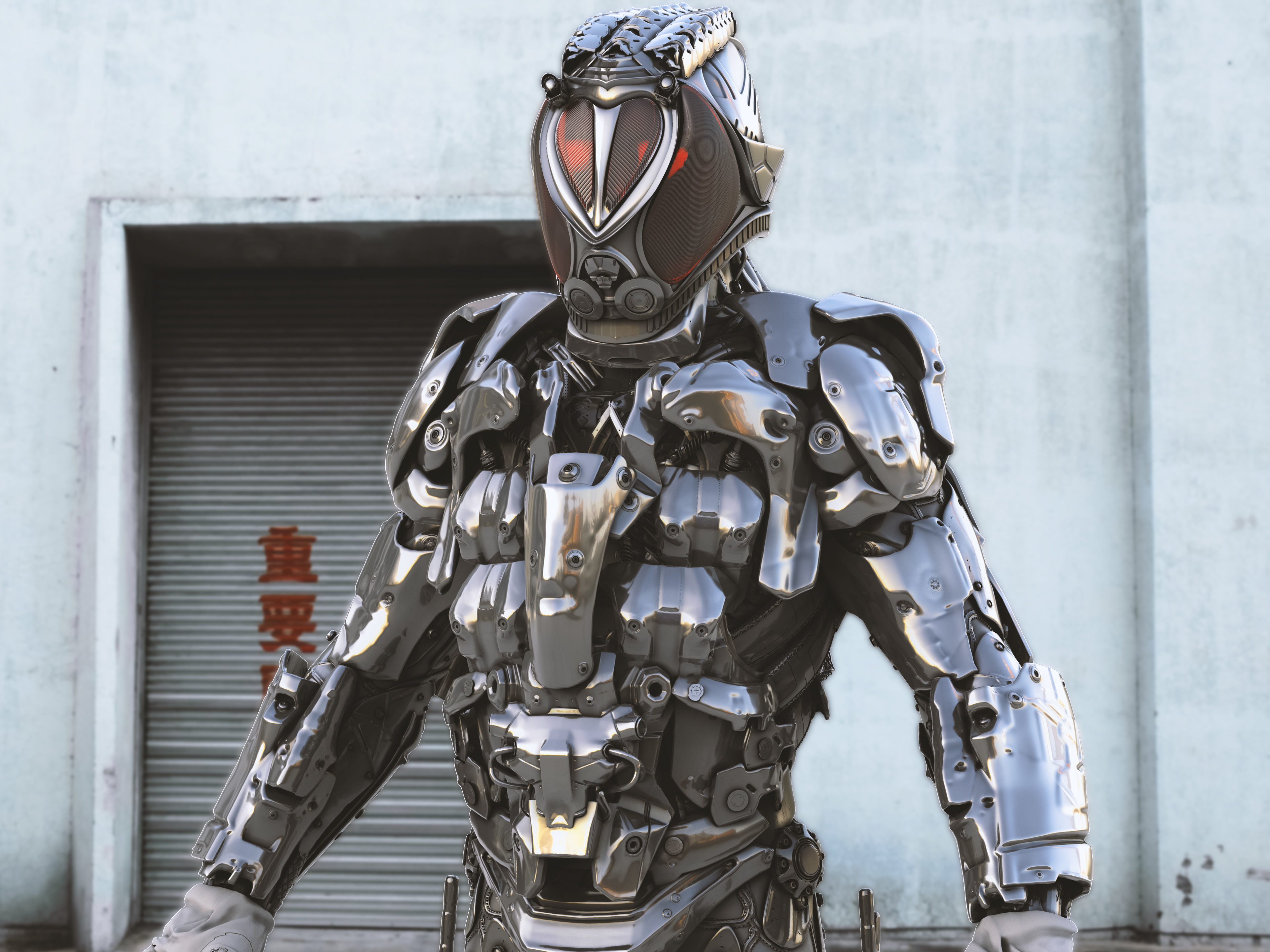 Shogum armor concept 3D model | CGTrader