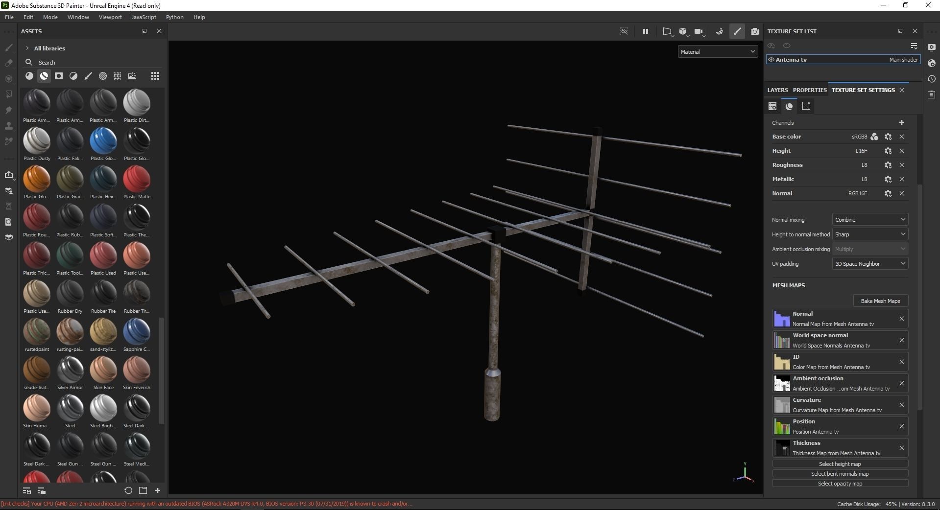 3D model Antenna tv 3D Model VR / AR / low-poly | CGTrader