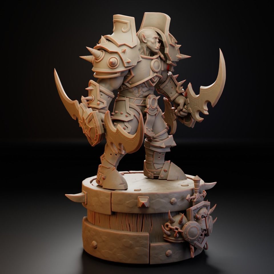 Orc Warrior - World of Warcraft Classic 3D model 3D printable | CGTrader