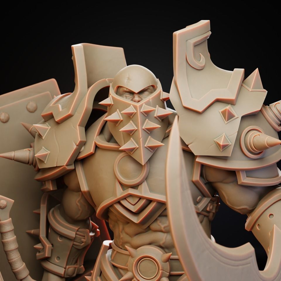 Orc Warrior - World of Warcraft Classic 3D model 3D printable | CGTrader