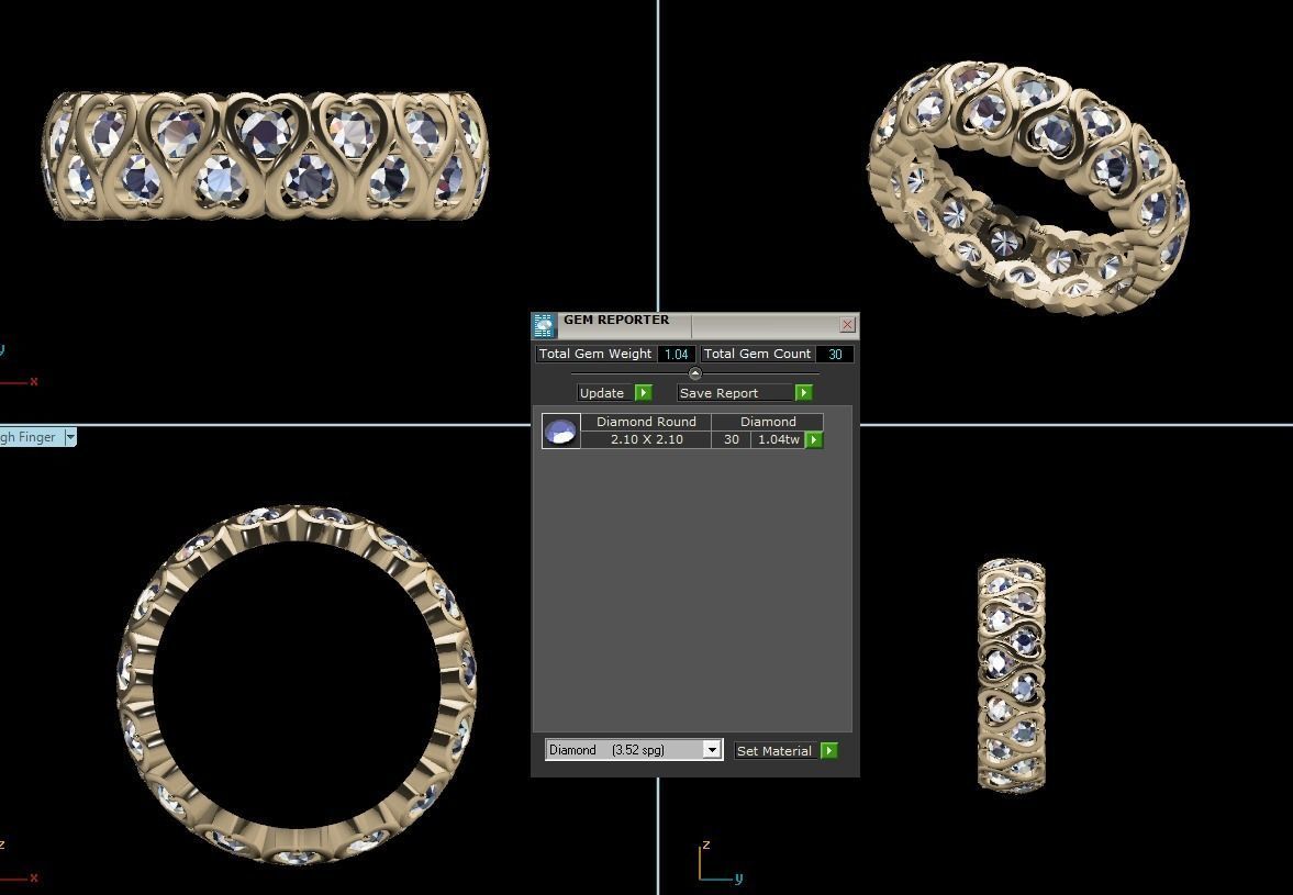 Claddagh ring 3D print model 3D model 3D printable | CGTrader