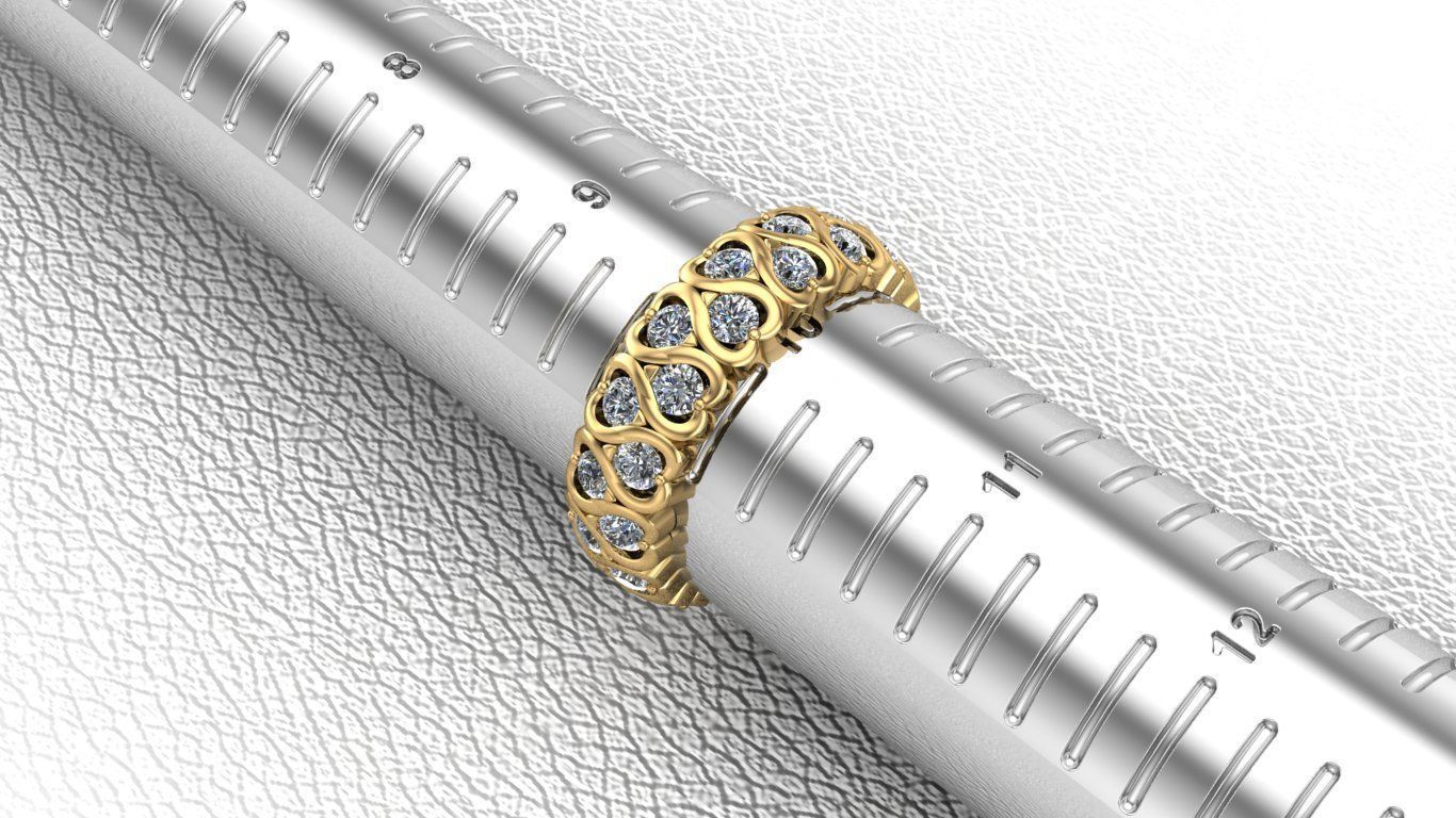 Claddagh ring 3D print model 3D model 3D printable | CGTrader