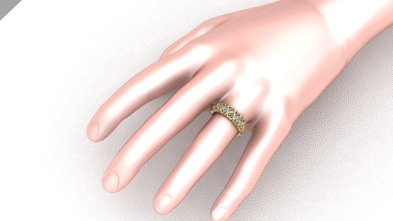 Claddagh ring 3D print model 3D model 3D printable | CGTrader