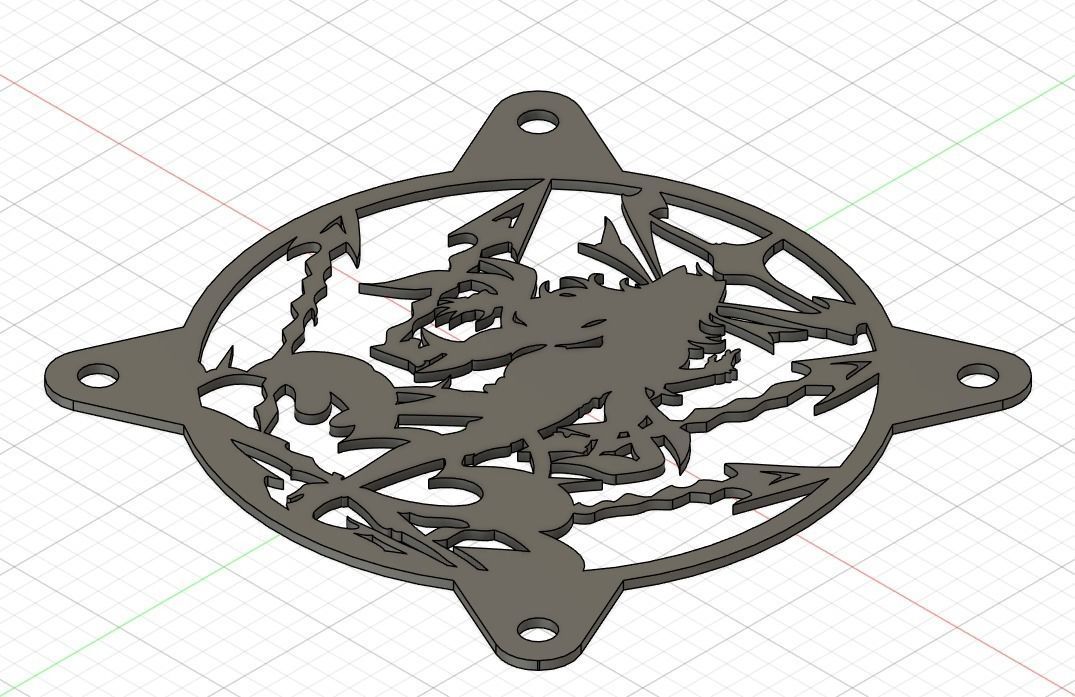 Genshin Impact Dehya PC fan cover 3D model 3D printable | CGTrader