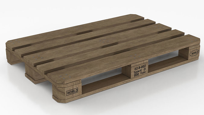 3D model Wooden Pallet T2 VR / AR / low-poly | CGTrader