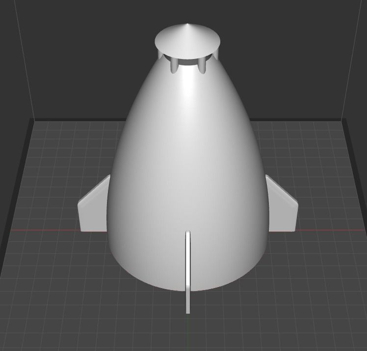 Rocket Water Sprinkler 3D model | CGTrader