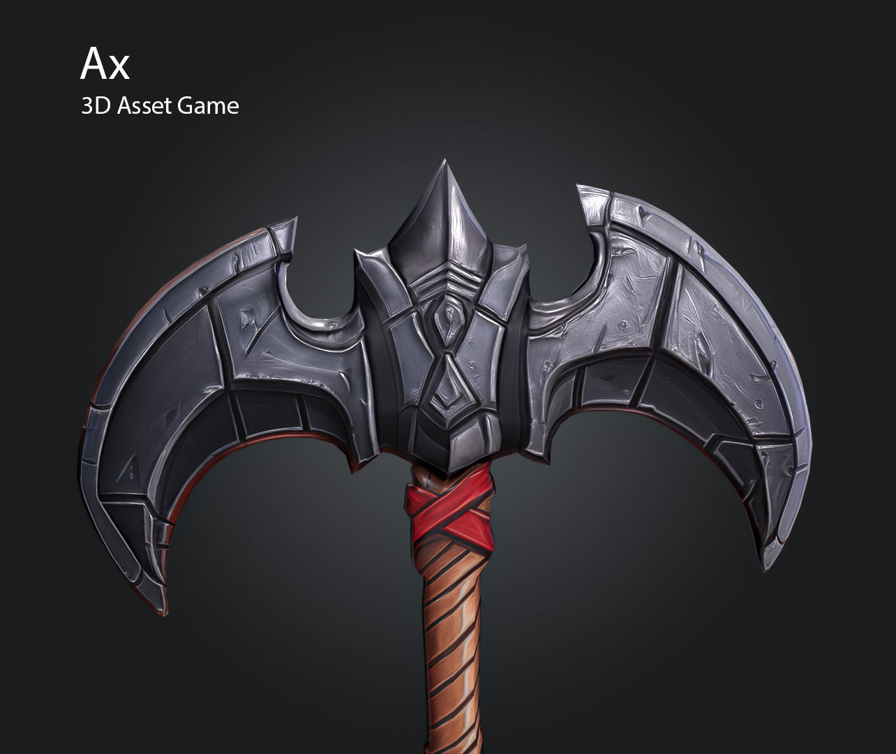 Axe stylized free VR / AR / low-poly 3D model | CGTrader