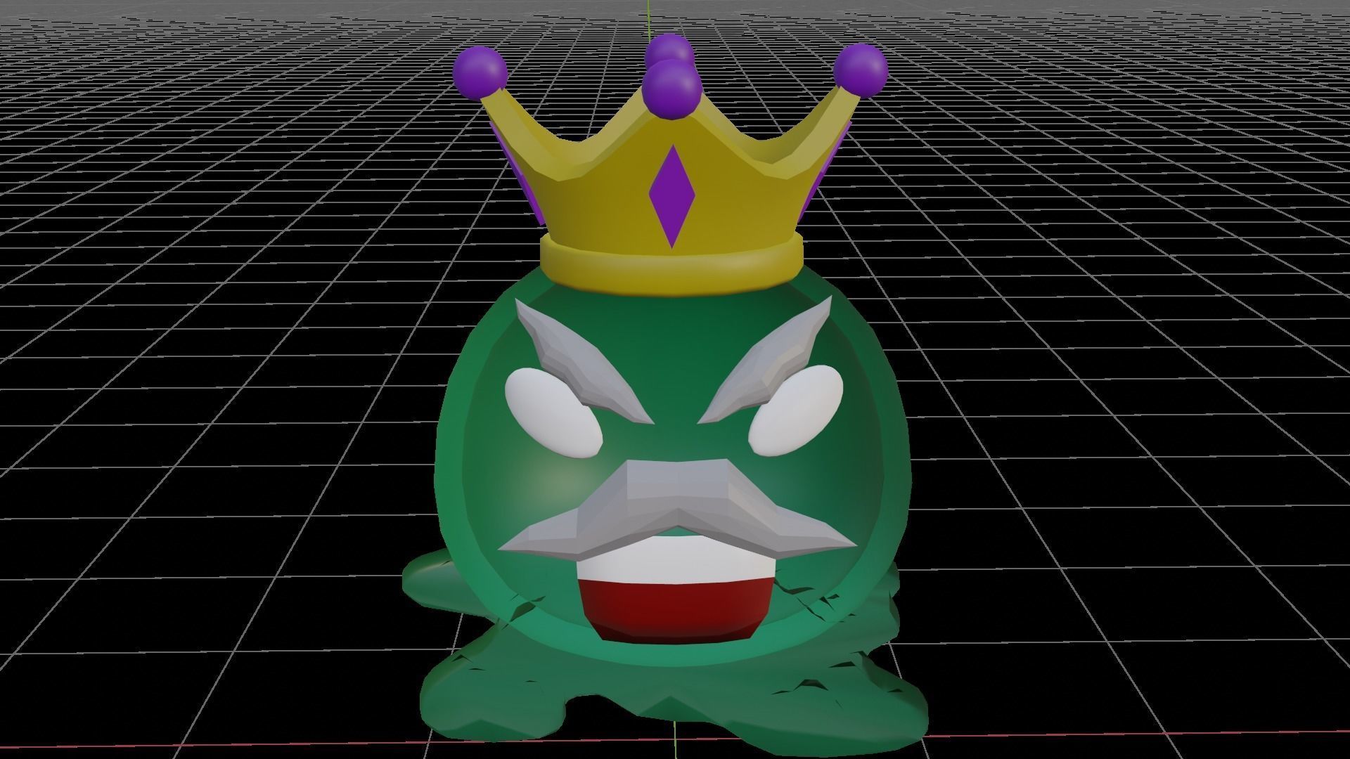 3D model Slug king VR / AR / low-poly | CGTrader