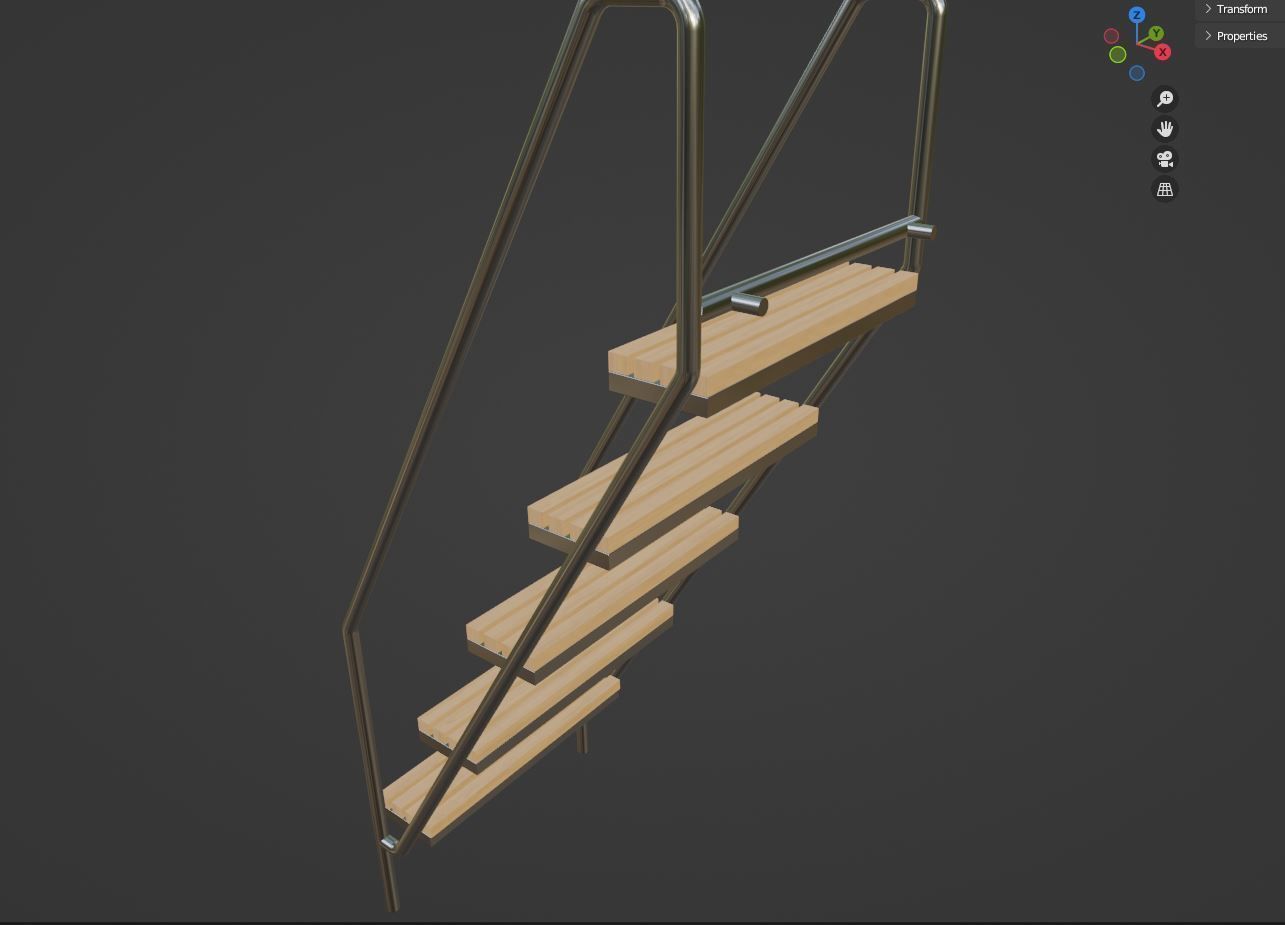 Stair free 3D model | CGTrader