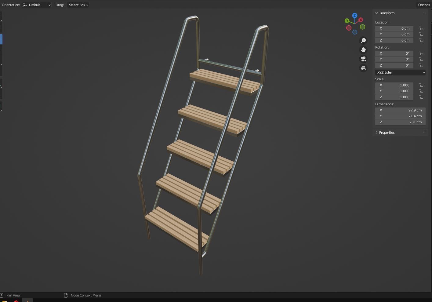 Stair free 3D model | CGTrader