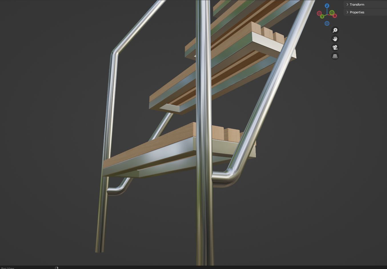 Stair free 3D model | CGTrader