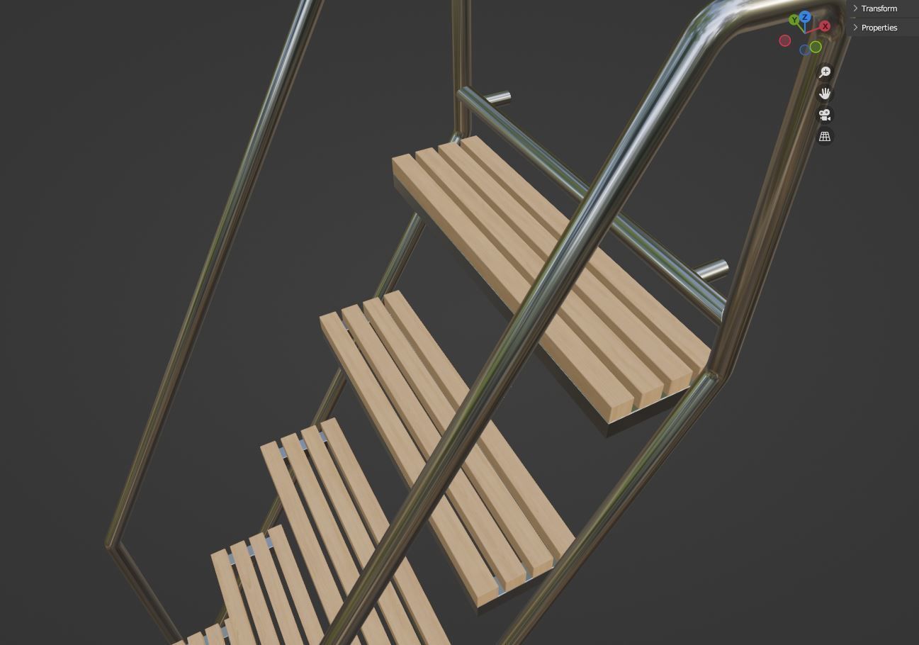 Stair free 3D model | CGTrader
