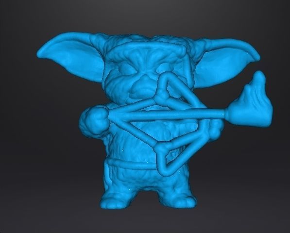 GREMLINS GIZMO RAMBO VINTAGE FIGURE MODEL MONSTER TOY 90s HERO 3D model ...