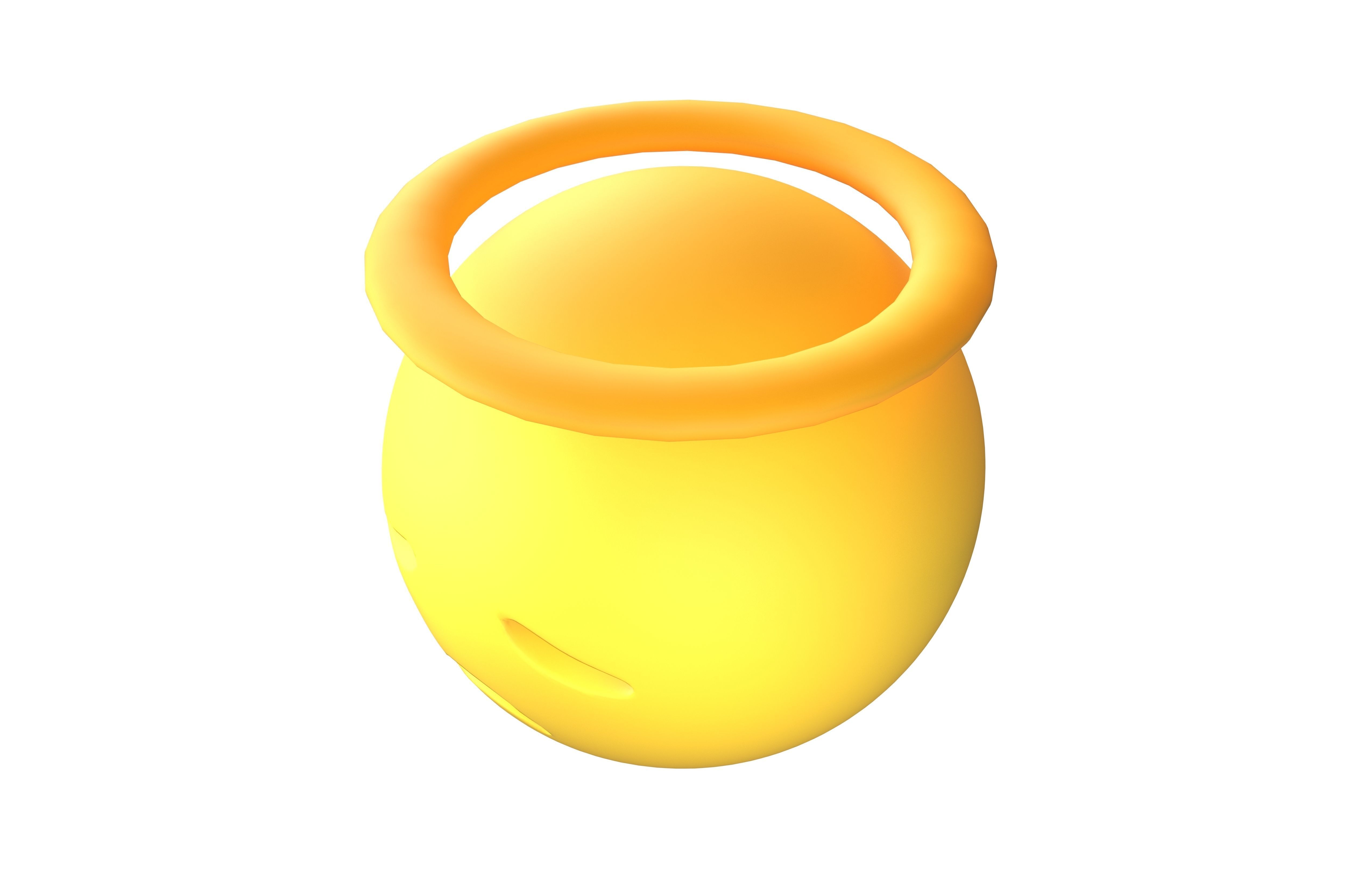 3D model Disappointed Face with Halo v1 001 VR / AR / low-poly | CGTrader