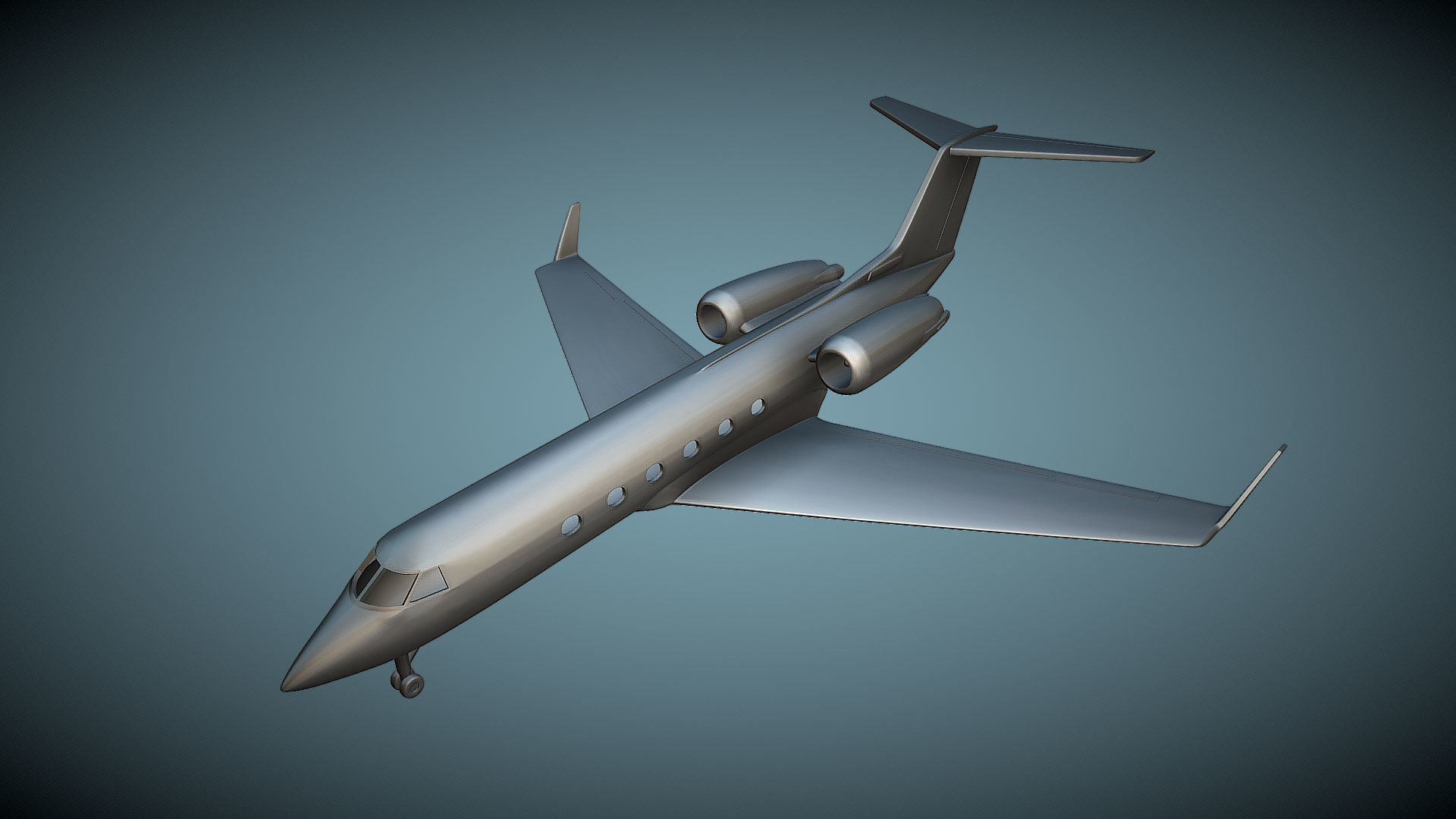 Gulfstream G-IV - 3D Printable Model 3D model 3D printable | CGTrader