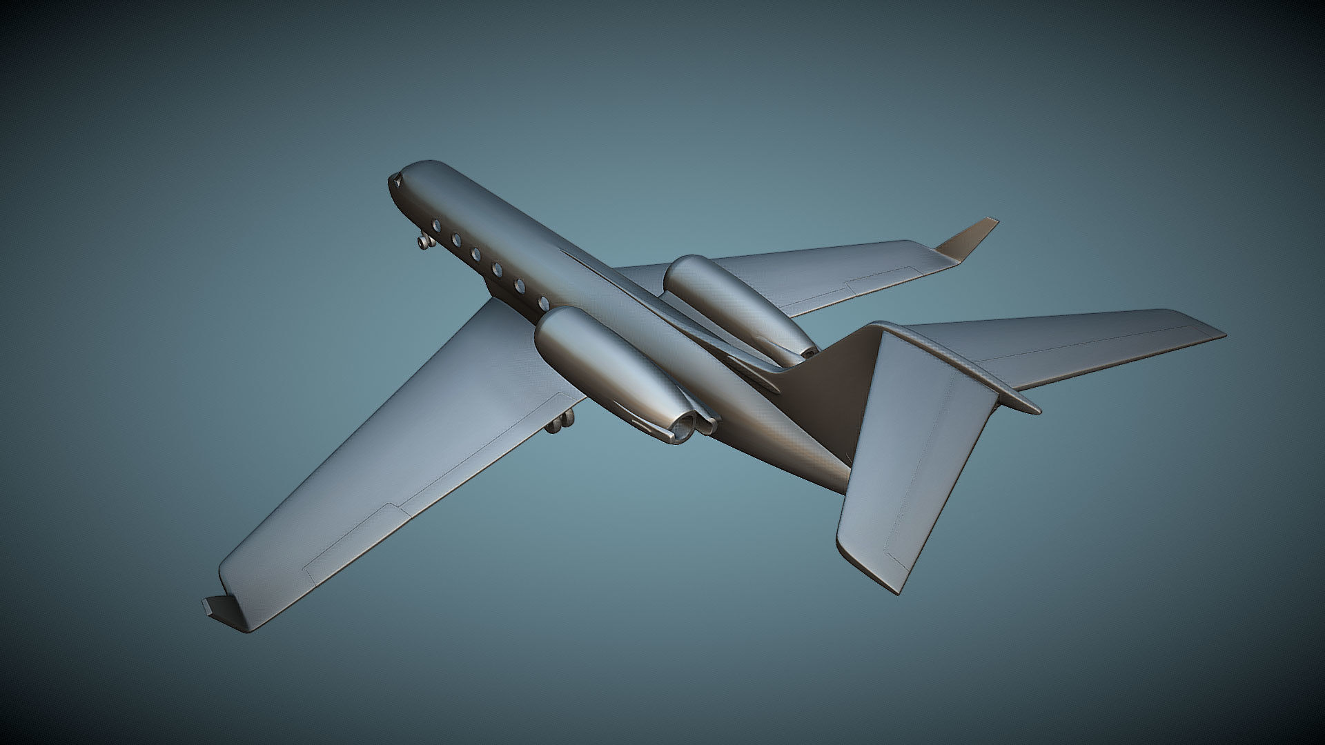 Gulfstream G-IV - 3D Printable Model 3D model 3D printable | CGTrader