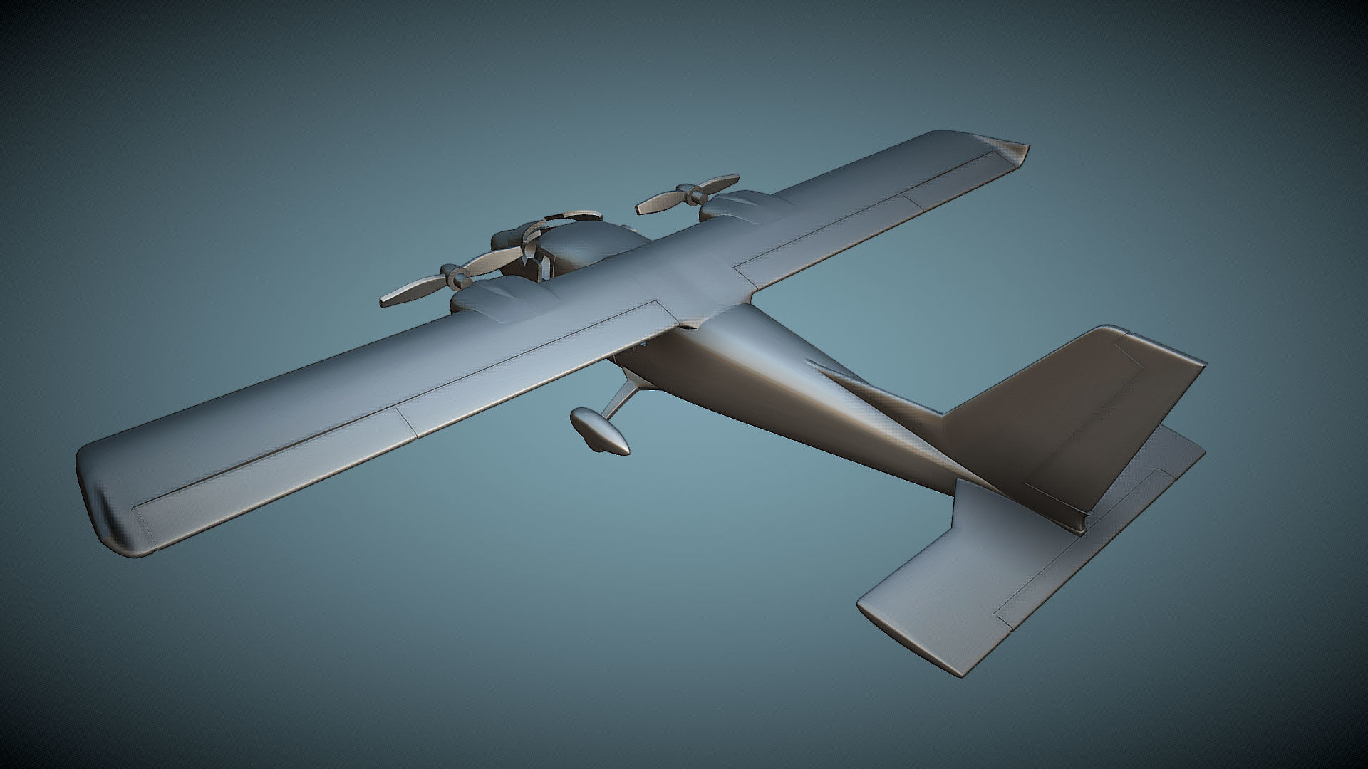 Partenavia P-68C Victor - 3D Printable Model 3D model 3D printable ...