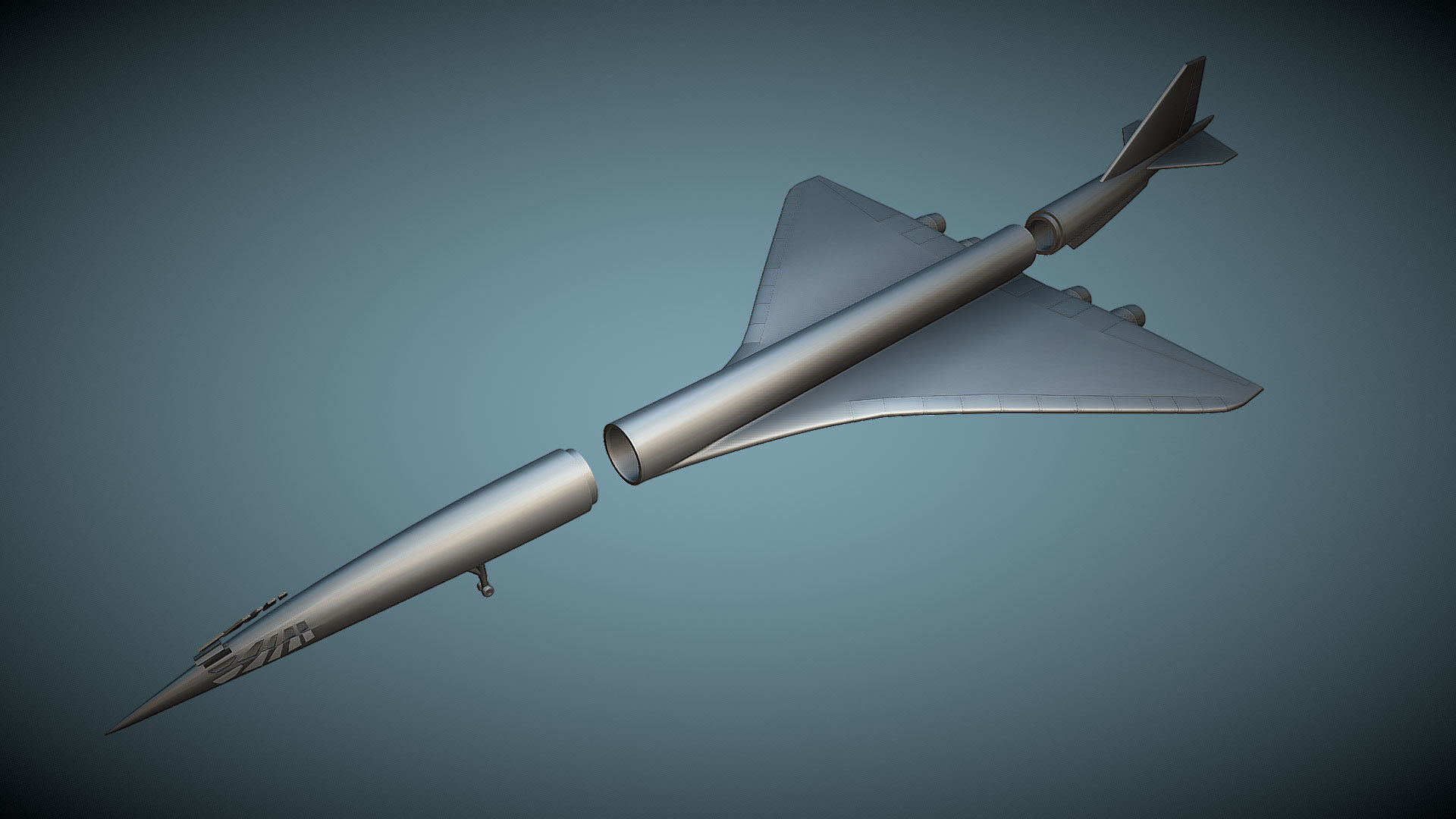 Boeing 2707-300 - 3D Printable Model 3D model 3D printable | CGTrader