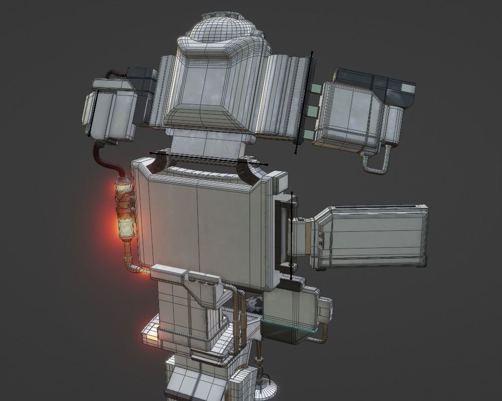 3D model Sci-Fi Control Room Set VR / AR / low-poly | CGTrader