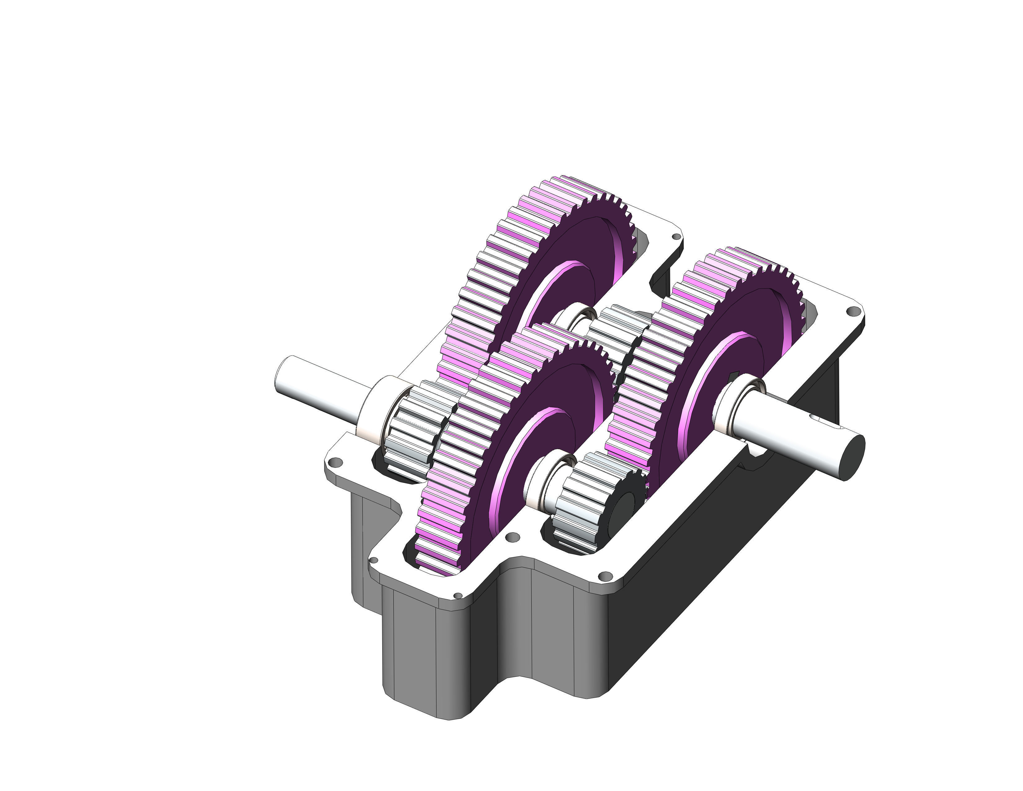 Gear Speed Reducer 3D model | CGTrader