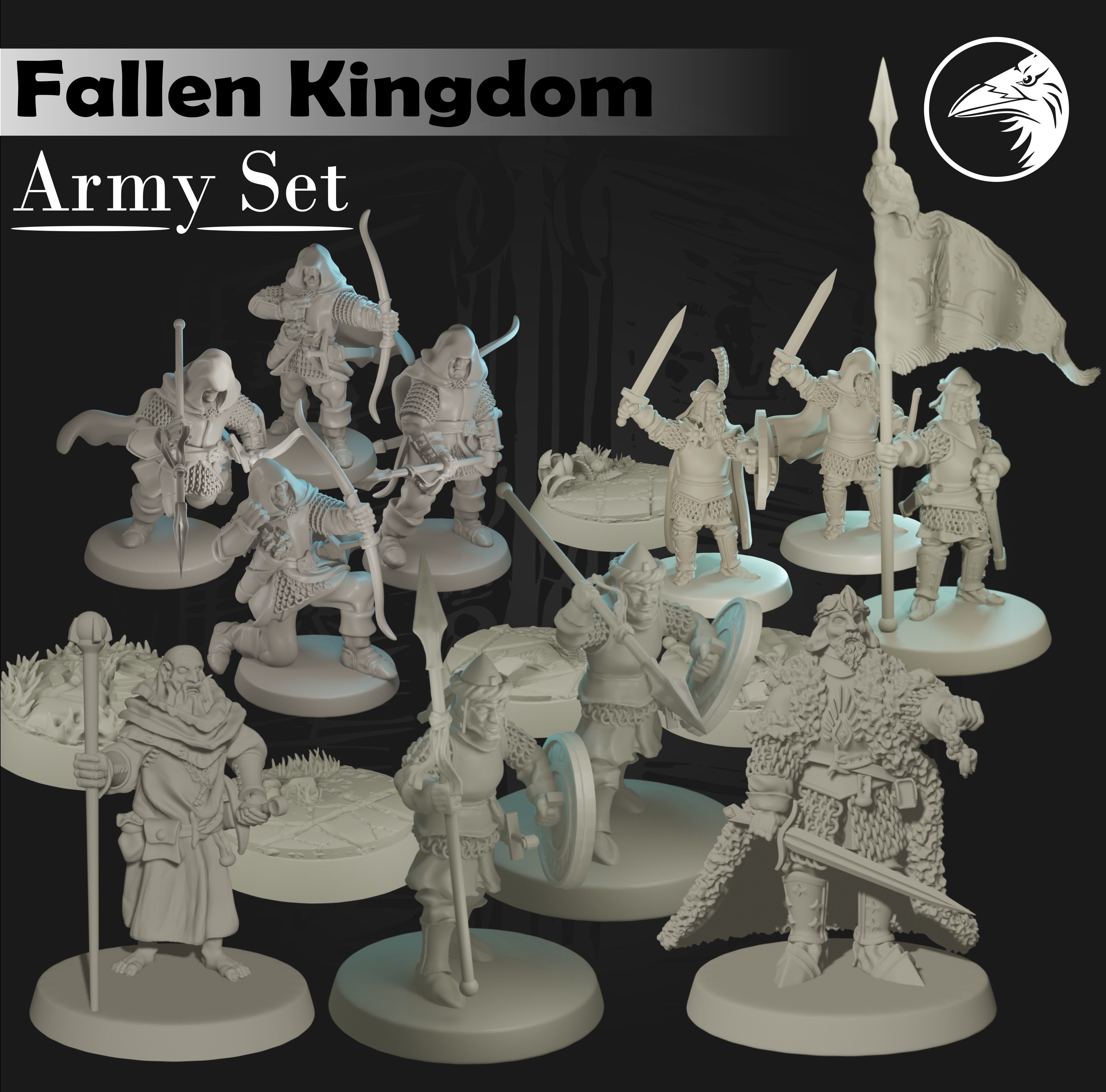 Fallen Kingdom Arnor for LotR SBG ARMY SET 3D model 3D printable | CGTrader