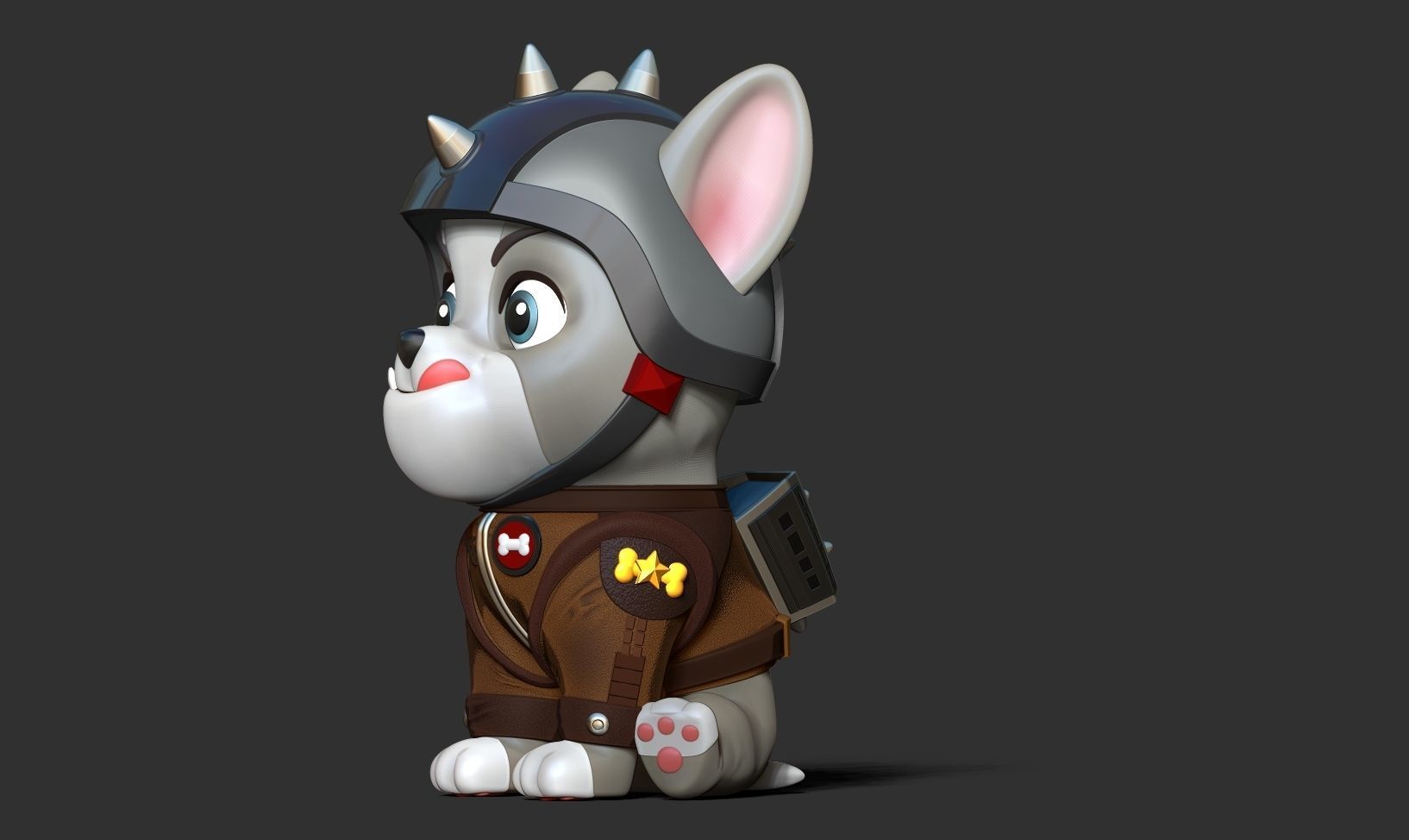 Hubcap - Paw Patrol Fanart 3D model 3D printable | CGTrader