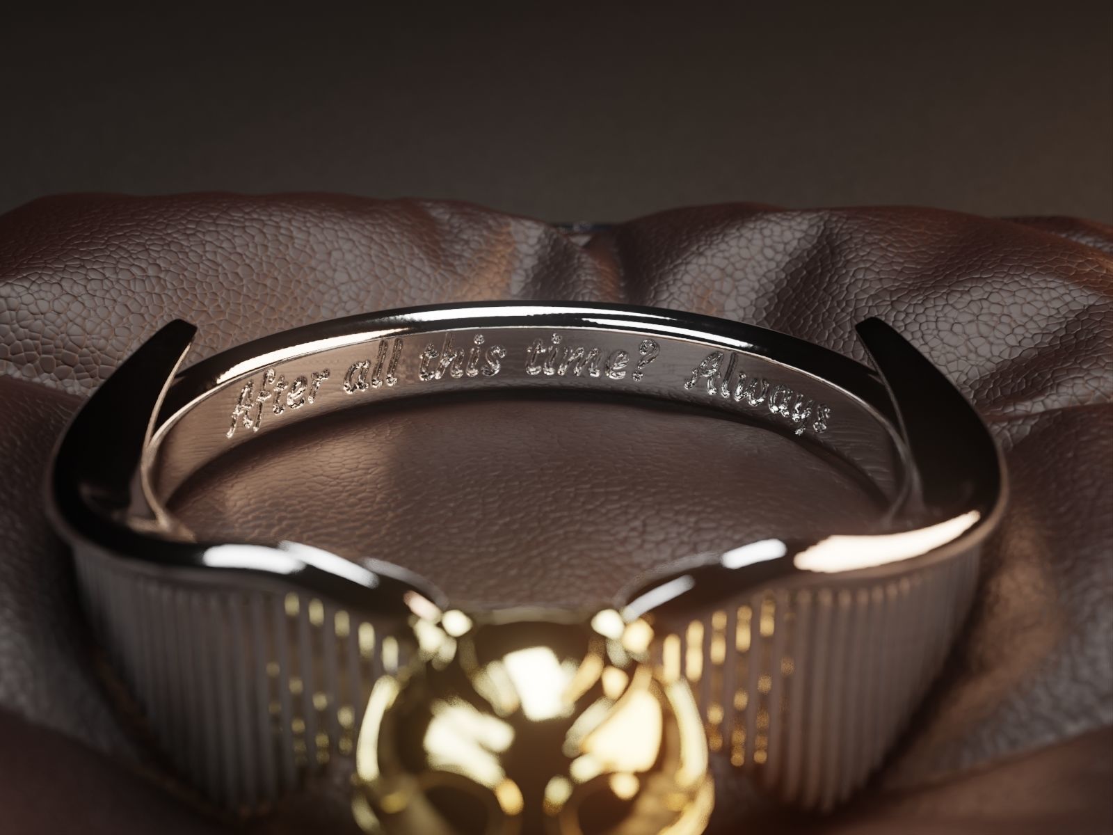 Harry Potter Ring Golden Snitch 3D model 3D printable | CGTrader