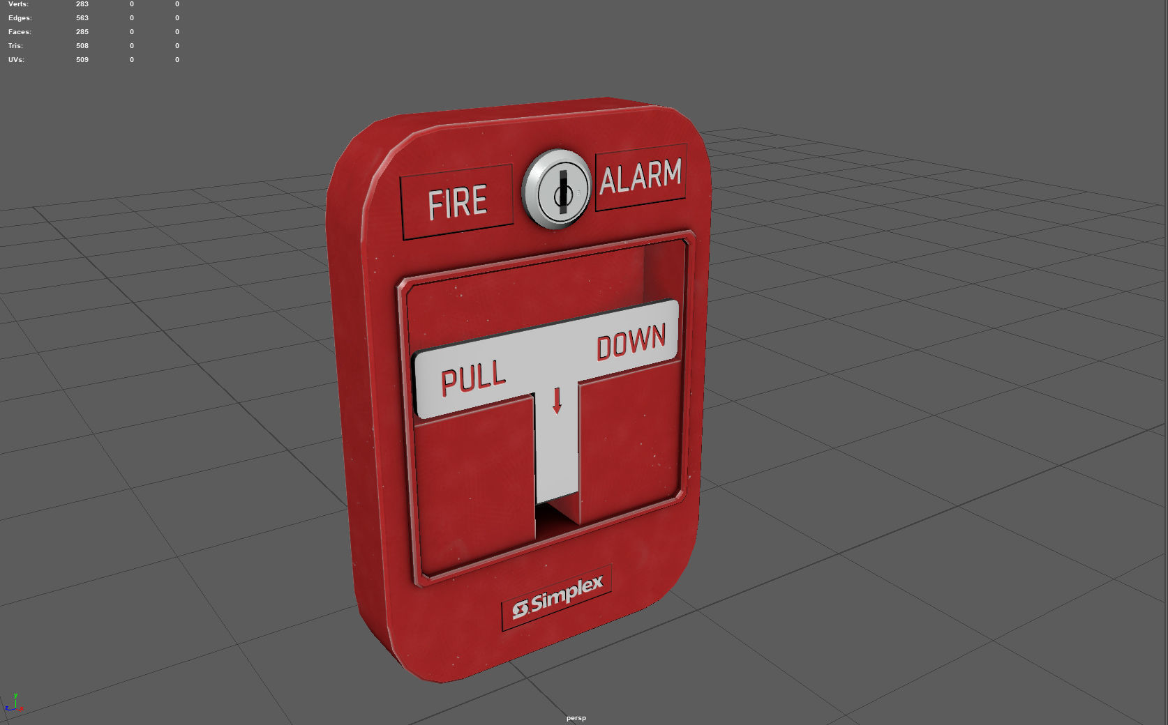 3D model Manual fire alarm activation VR / AR / low-poly | CGTrader