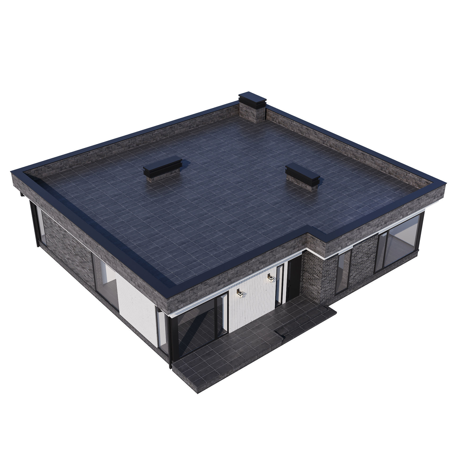 Modern house v59 3D model | CGTrader