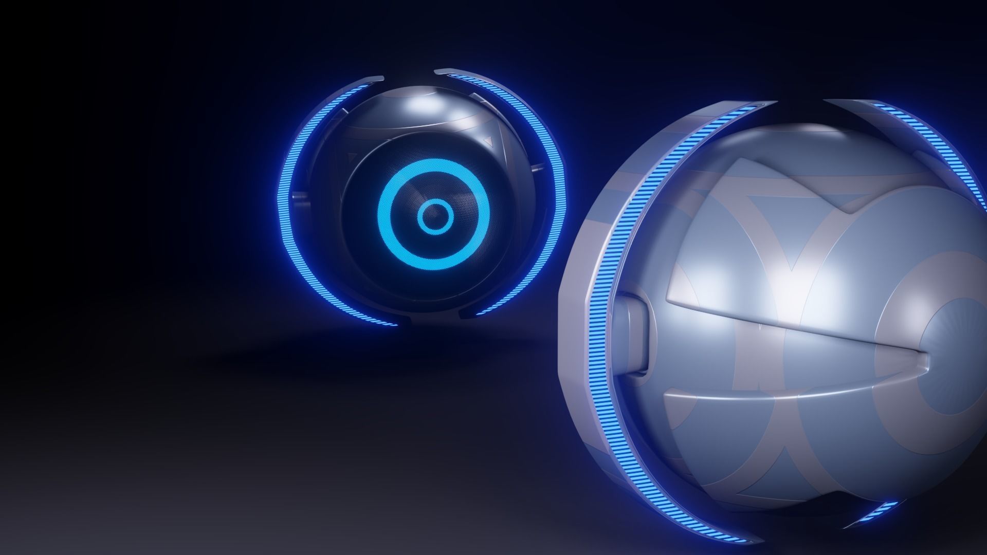 3D model Sci-Fi Scanner Robot VR / AR / low-poly | CGTrader