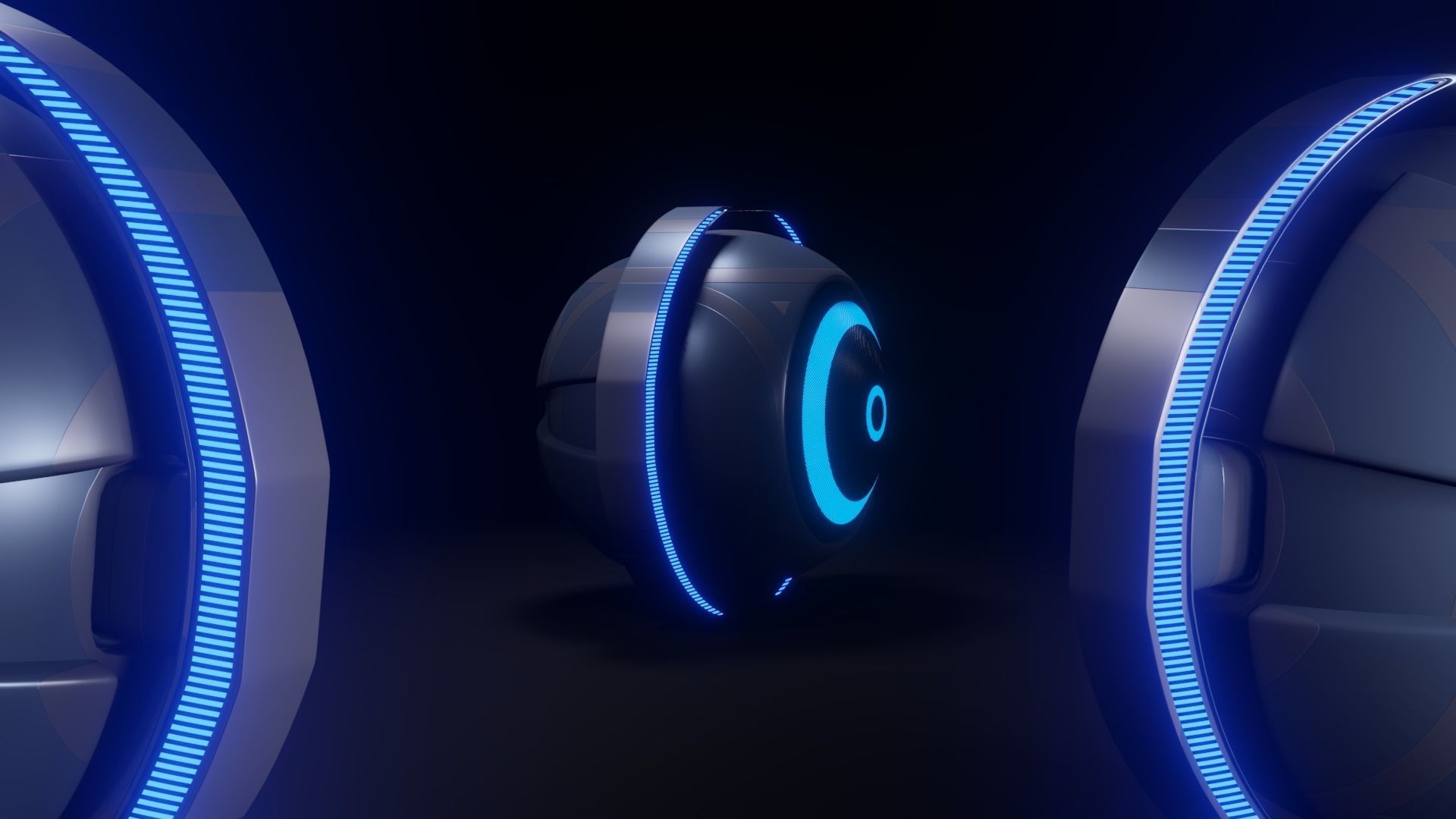 3D model Sci-Fi Scanner Robot VR / AR / low-poly | CGTrader