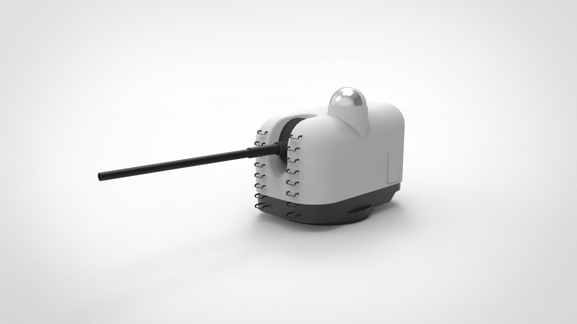 T25 Naval Gun 3D model 3D printable | CGTrader