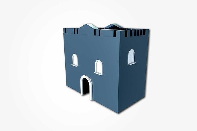 Castle Gate Low Poly 3D free 3D model | CGTrader