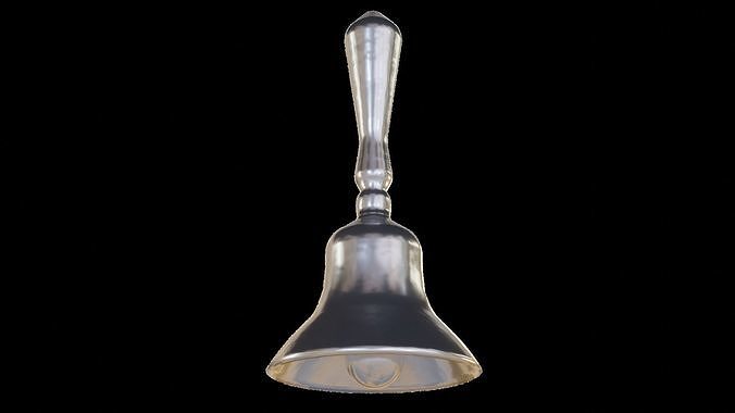 Silver bell free 3D model | CGTrader