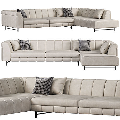 Nautilus Sofas By Gamma 3D model | CGTrader