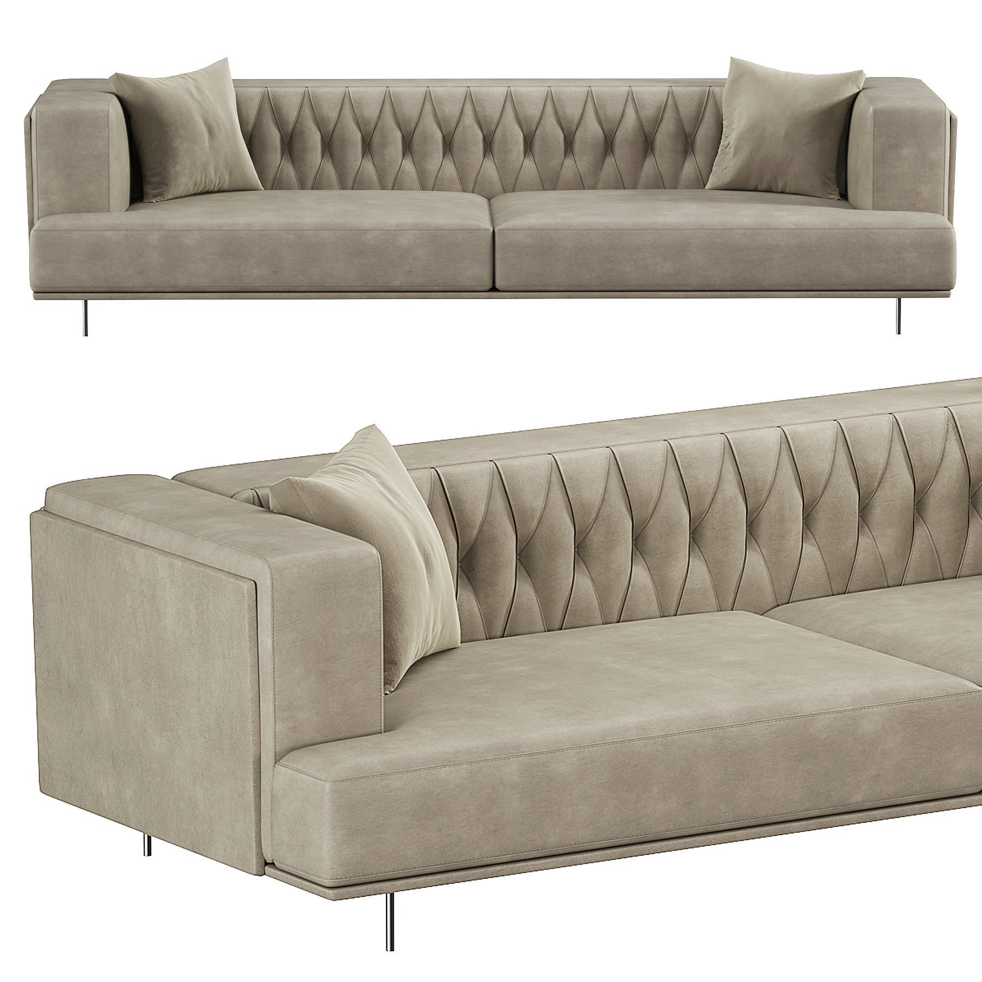 MCQUEEN Sofa By Gamma 3D model | CGTrader