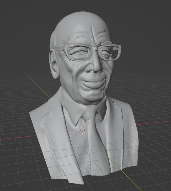 Rupert Murdoch 3D model 3D printable | CGTrader