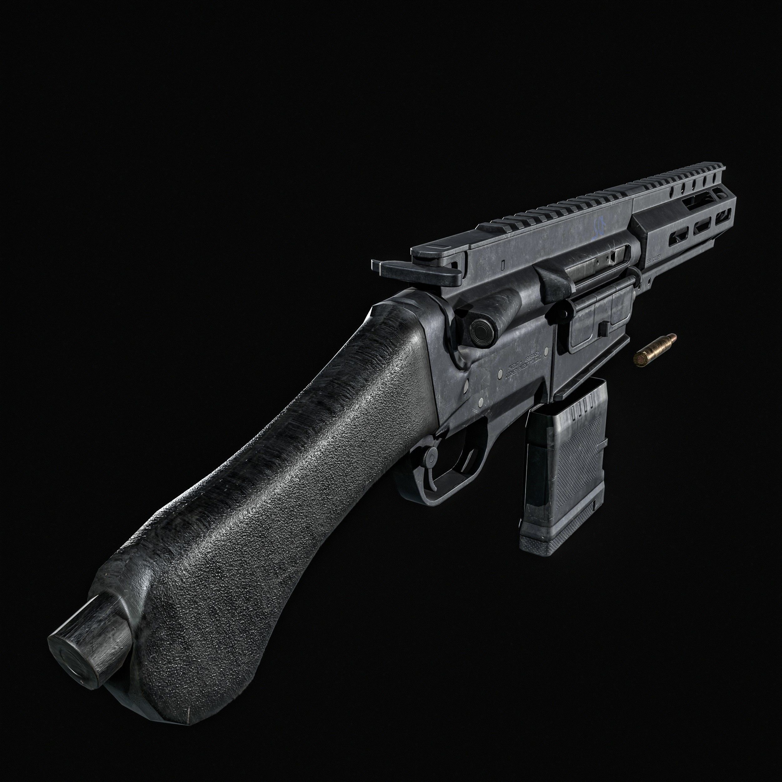 3D model SCR RAIDER PISTOL VR / AR / low-poly | CGTrader