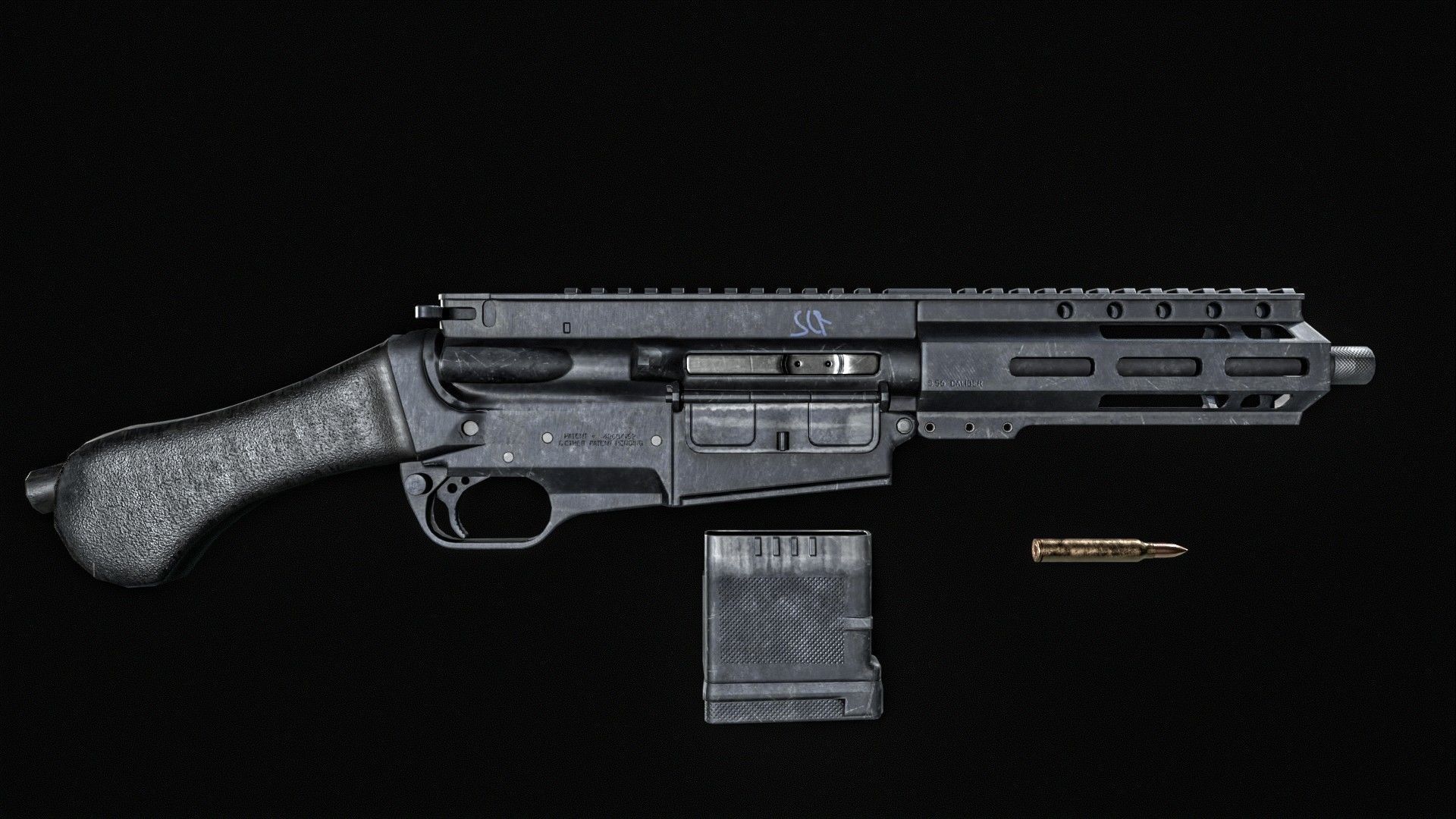 3D model SCR RAIDER PISTOL VR / AR / low-poly | CGTrader