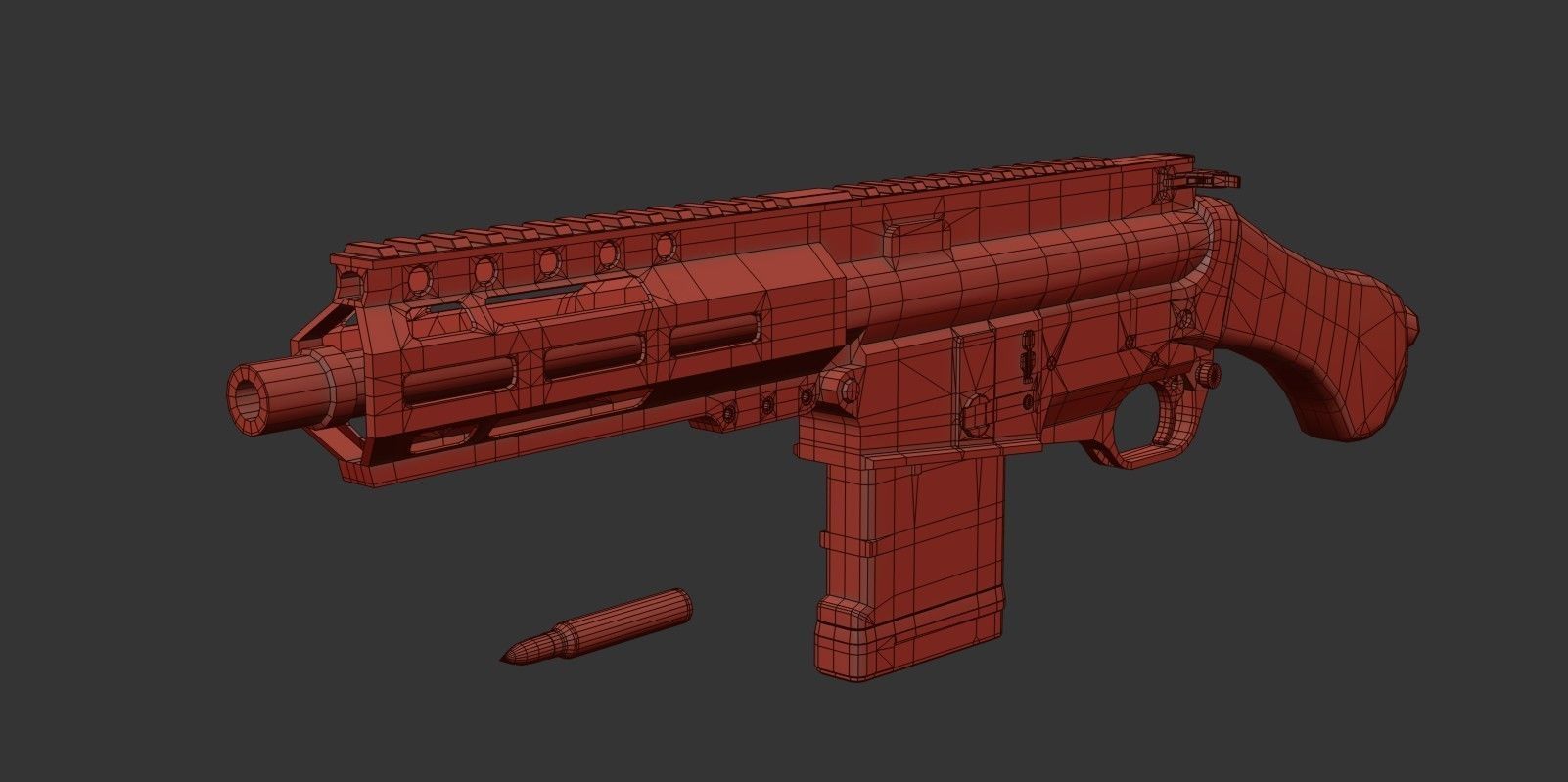 3D model SCR RAIDER PISTOL VR / AR / low-poly | CGTrader